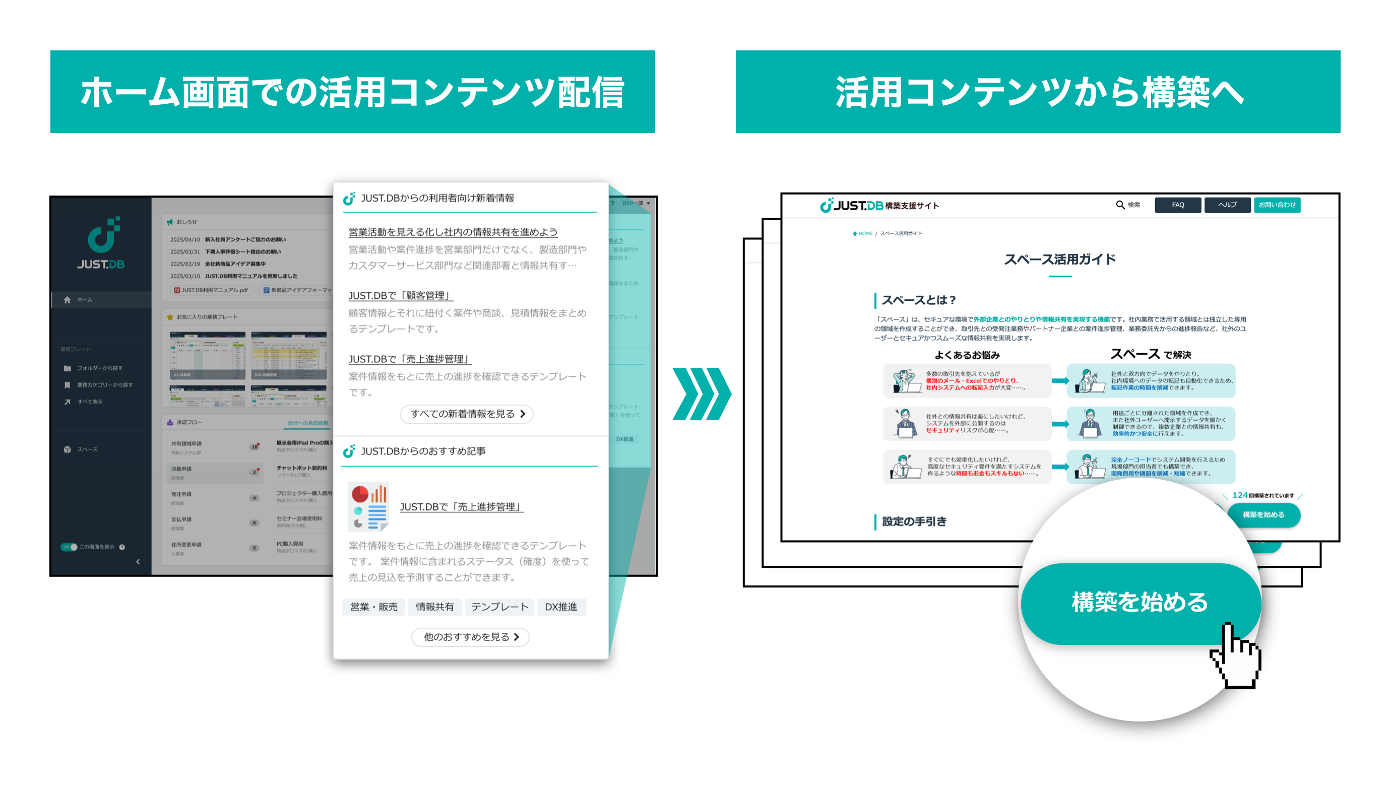 最新バージョン 新機能・強化点 | JUST.DB(ジャスト ディービー) - 業種・業界を問わず、企業に求められるあらゆる業務システムをノーコードで構築できるクラウドデータベース| 商品 ...